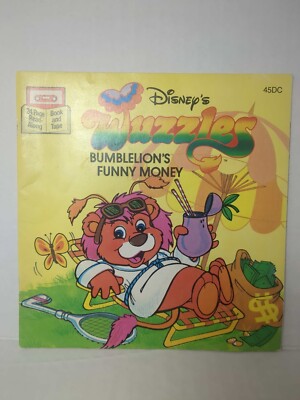Walt Disney's Wuzzles Bumblelion's Funny Money 24 Page Read Along Book ...