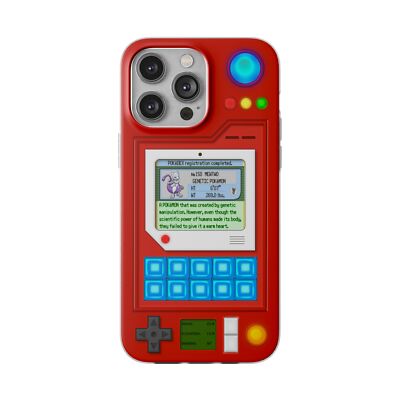 Pokedex Inspired iPhone Flexi Cases Po Max Plus 15 14 13 12 | eBay