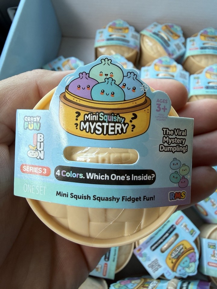 RMS Mini Squishy Dumpling Blind Pack Series 3 Animals Fidget Fun | eBay