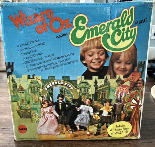 1974 Vintage Wizard of Oz And His Emerald City Playset Orig Box Missing ...