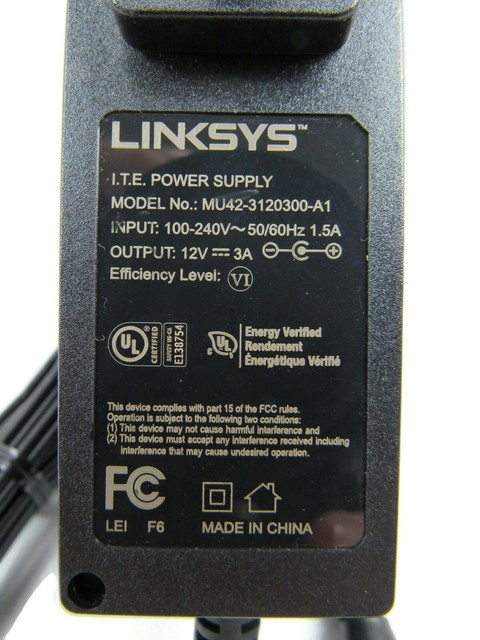 Genuine Linksys Mu42-3120300-a1 Power Supply 12v 3a for sale online | eBay