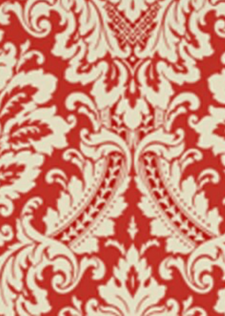 WAVERLY DONNINGTON BOX PLEAT ROD POCKET VALANCE RED 52" X 18" NEW | eBay