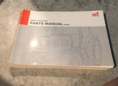 Kioti DK65 Tractor Parts Catalog Manual | eBay