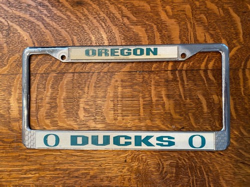 Used Vintage Metal Oregon Ducks License Plate Frame | eBay