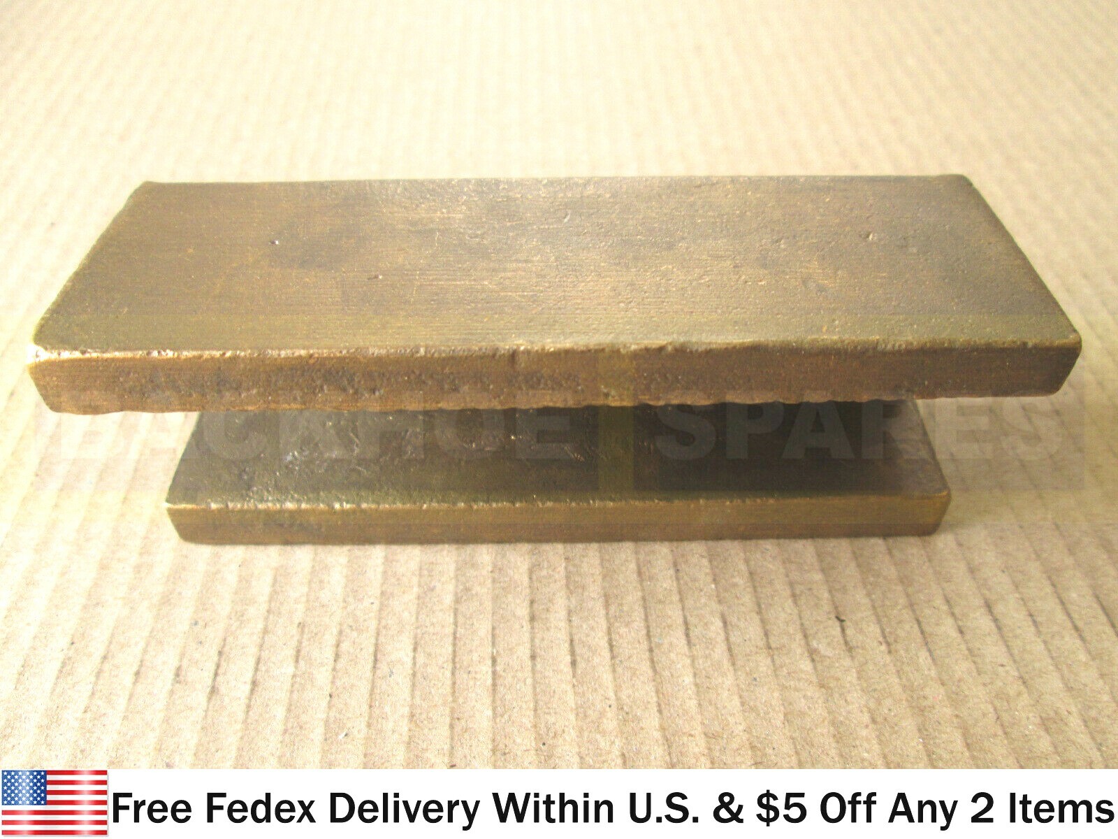 CAT PARTS - WEAR STRIP BRASS (PART NO. 5T8366 5D0134 2C4919 6D5416 ...