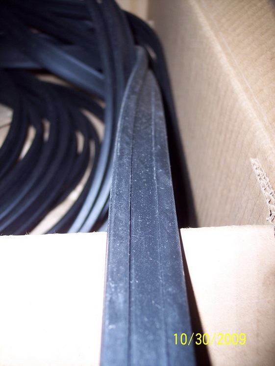 rubber hinge I beam gasket door seal bus coach body panel MCI Prevost ...