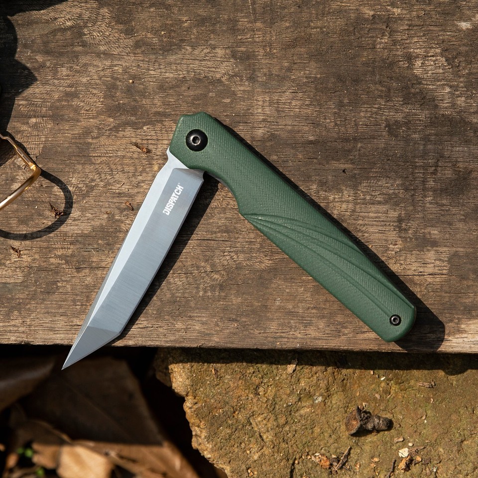 D2 Steel Folding Pocket Knife Green G10 Handle Liner Lock Outdoor EDC ...