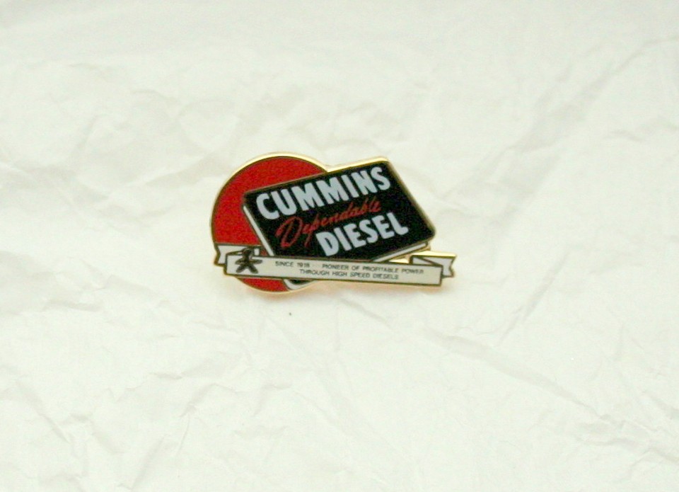 Cummins Dependable Diesel Engines Truck Hat Lapel Pin NOS New | eBay