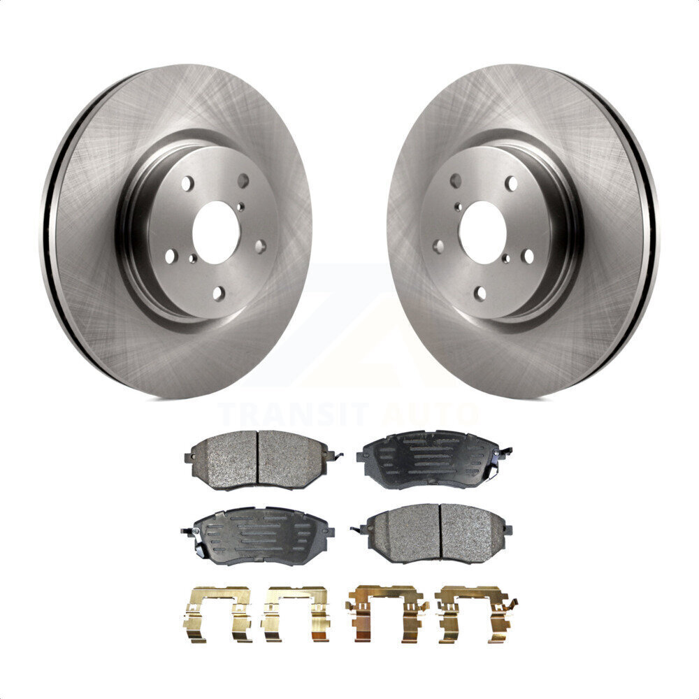Front Disc Brake Rotors Ceramic Pad Kit For Subaru Outback Legacy WRX ...