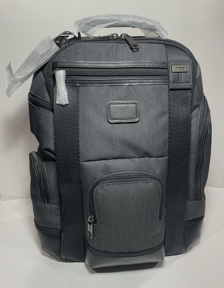 TUMI Hedrick Deluxe Brief Pack Gray Backpack Ballistic Nylon Alpha ...
