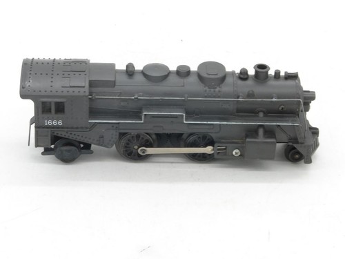 Marx O Gauge Gray Plastic 1666 Locomotive with Smoke Runs | eBay