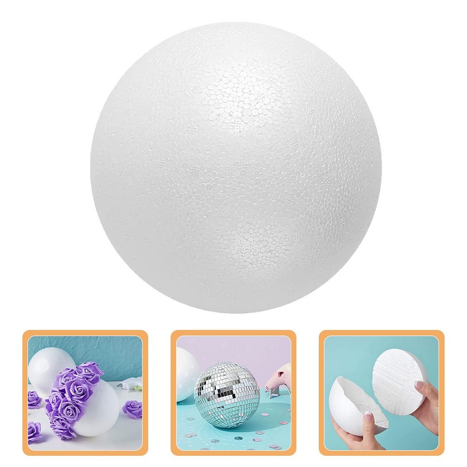 10pcs Foam Circle Large Foam Ball Round Foam Sphere Solar System Model ...