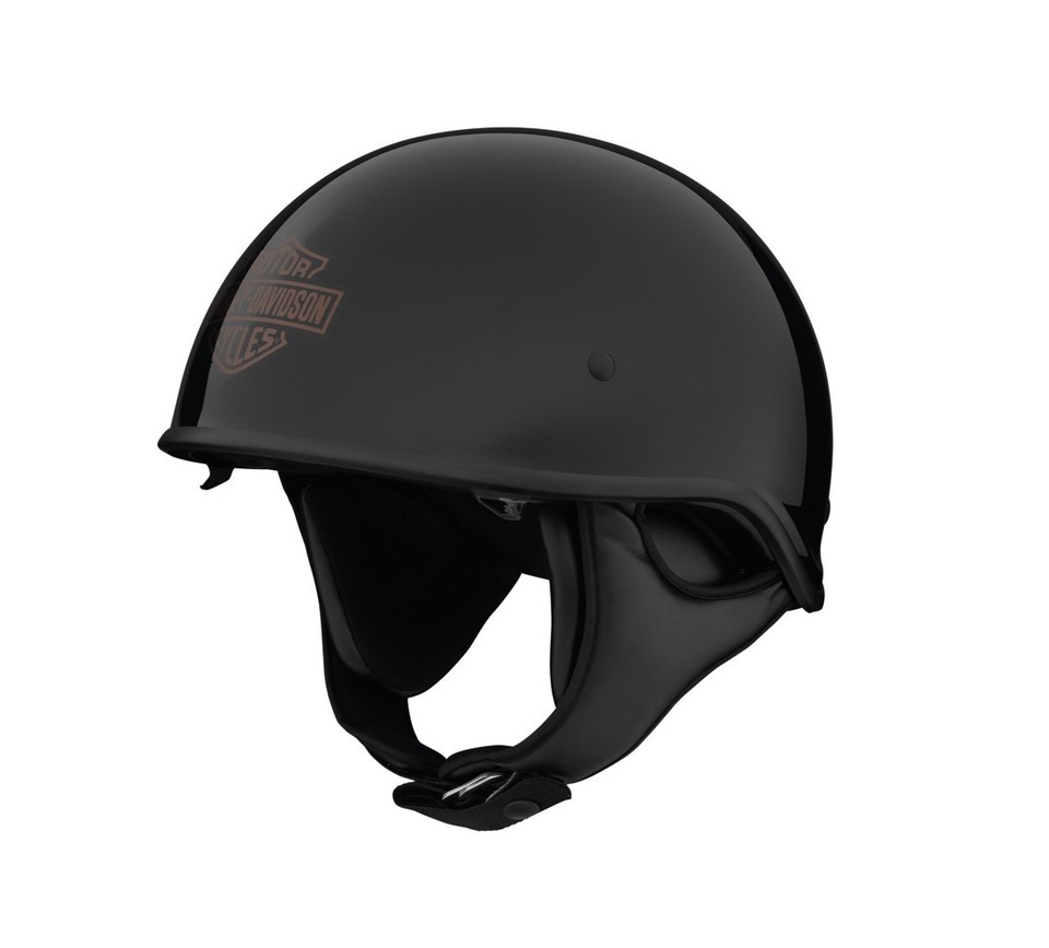 Harley-Davidson Ventura Sun Shield X06 1/2 Helmet Gloss Black 98150 ...
