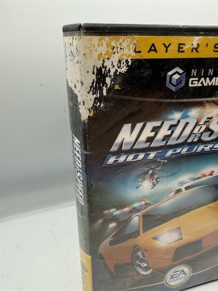 NINTENDO GAMECUBE NEED FOR SPEED HOT PURSUIT 2 COMPLETE GAME W/ MANUAL ...
