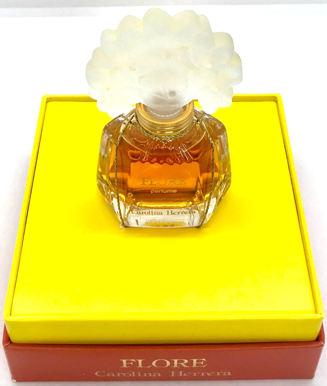 CAROLINA HERRERA FLORE PURE PARFUM SPLASH FOR WOMEN 0.5 Oz / 15 ml ...