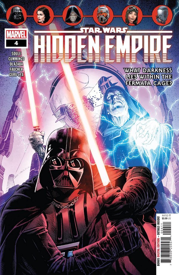 STAR WARS HIDDEN EMPIRE #4 NM CRIMSON DAWN DARTH VADER LADY QI'RA ...
