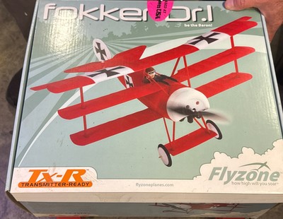 Red Baron Tri RC Plane Fokker Dr.1 TX-R Fly zone | eBay