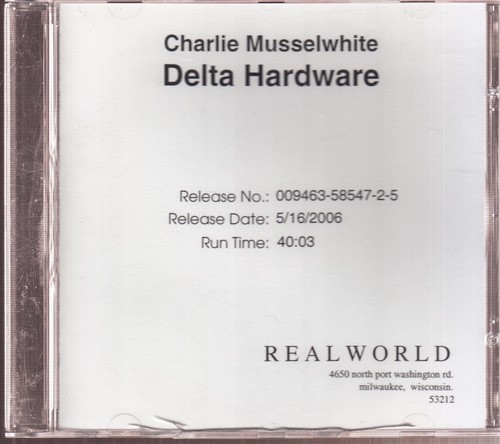 charlie musselwhite delta hardware cd promo | eBay
