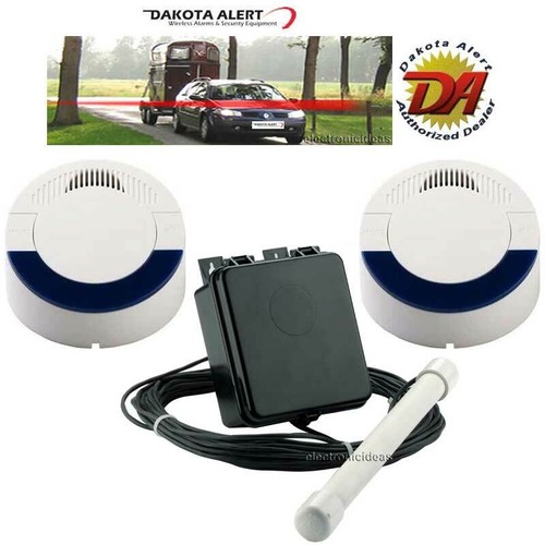 DAKOTA ALERT DCPA-4000 WIRELESS VEHICLE DETECT PROBE DRIVEWAY ALARM 2 ...
