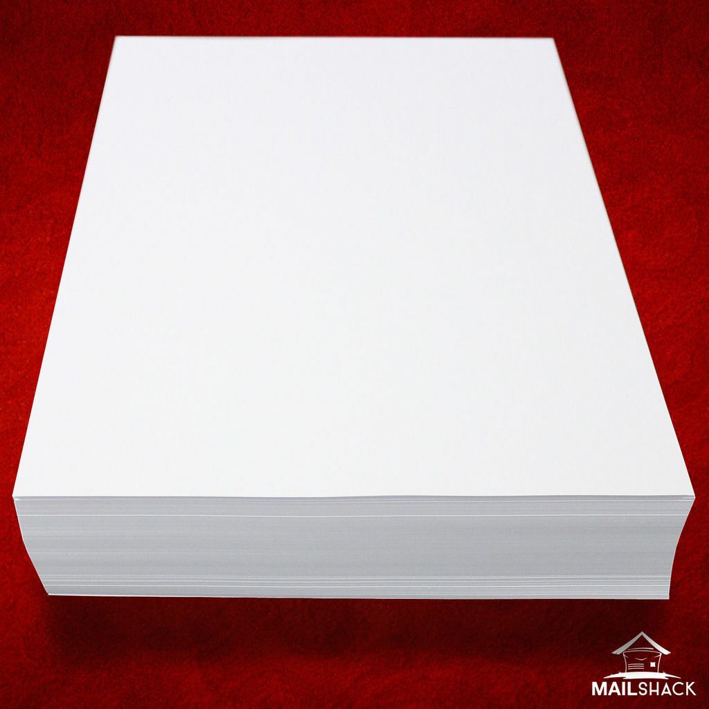 500 Sheets A5 PREMIUM 90gsm ULTRA WHITE Paper MAGNO Copier Printer High ...