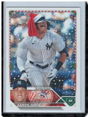 Aaron Judge 2023 Topps Holiday #H1b New York Yankees Santa Hat | eBay