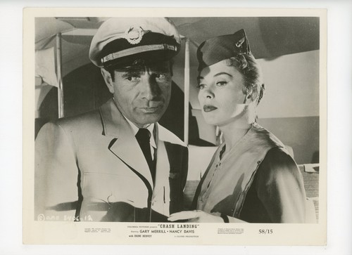 CRASH LANDING Original Movie Still 8x10 Gary Merrill, Bek Nelson 1958 ...