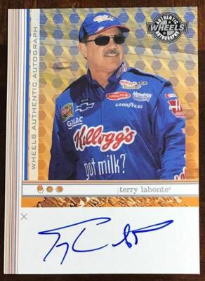 TERRY LABONTE - 2004 Wheels - Autographs - Certified On-Card Auto | eBay