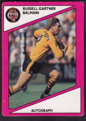 SCANLENS 1988 BALMAIN RUSSELL GARTNER NO.45 | eBay