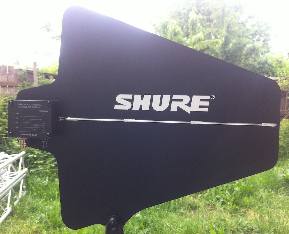 Shure UA874US Active Directional UHF Antenna (470-698MHz) - Ships Free ...