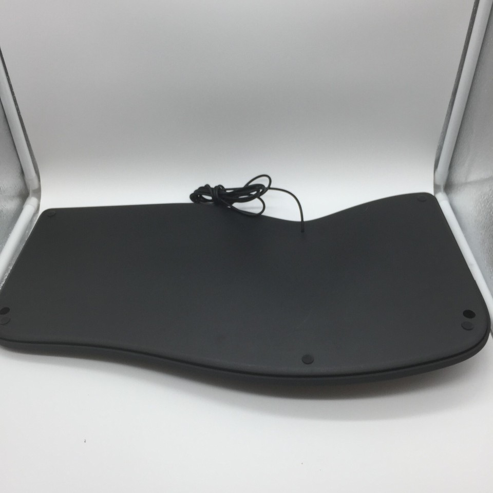 Microsoft LXM-00001 Model 1878 Wired USB 2.0 Ergonomic Keyboard Black ...