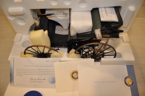 Very Rare Franklin Mint 1893 Duryea The First Carriage Car 1:8 Scale ...