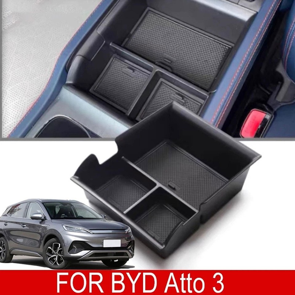 Centre Console Organizer Tray Armrest Storage Box for Atto 3 Yuan Plus ...