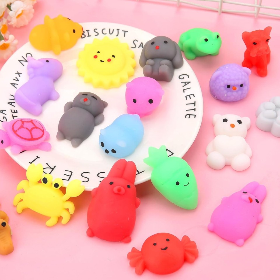 180 Pack Squishy Toys, Kawaii Squishies Party Favors for Kids 4-8 8-12 ...