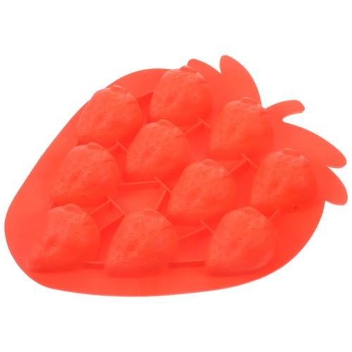 Fruit Strawberry Shape Ice Tray Mould Cube Freeze Mold Jelly Maker ...