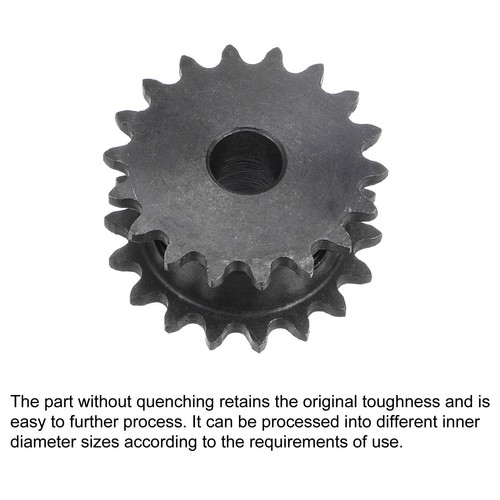 18 Tooth Sprocket, Double Strand 1/4" Pitch 10mm Bore Carbon Steel | eBay