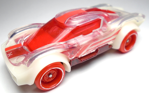 2022 HOT WHEELS COSMIC COUPE HW X-RAYCERS GLOW RED & WHITE 1:64 DIECAST ...