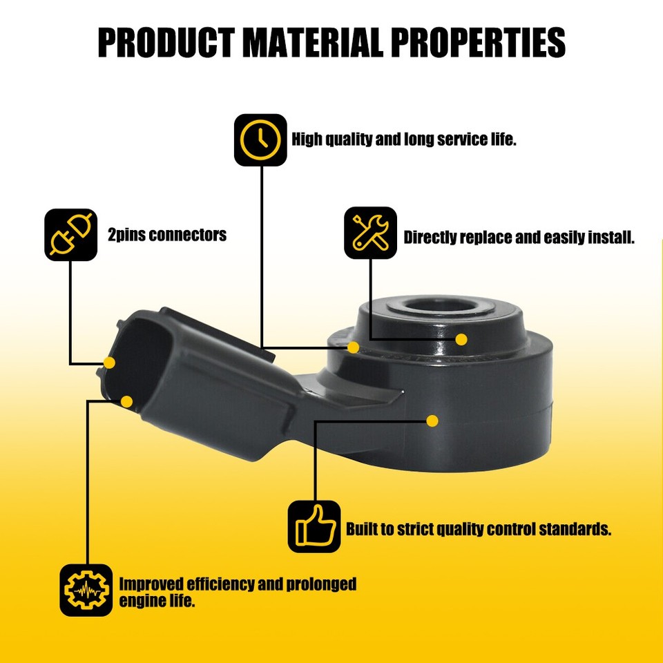 2PCS Knock Sensor For 2005-2012 Toyota Matrix Corolla Sequoia Lexus ...