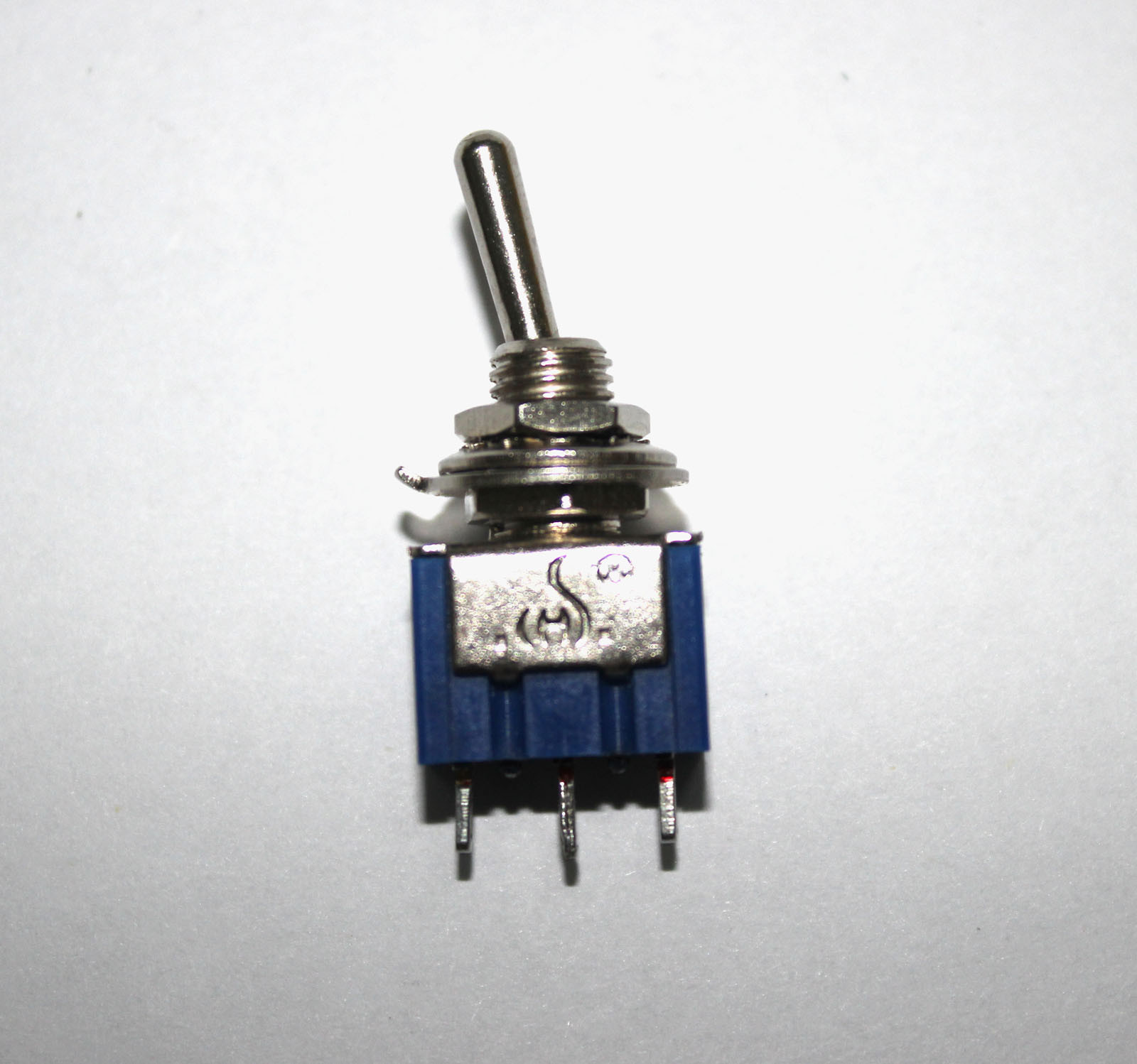 50pcs New Blue AC 125V 6A 3-Pin SPDT ON/OFF/ON 3 Position Mini Toggle ...