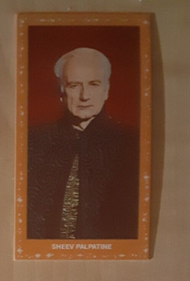 2022 Star Wars 206 Wave 1 ORANGE STARFIELD parallel card #8 Sheev ...