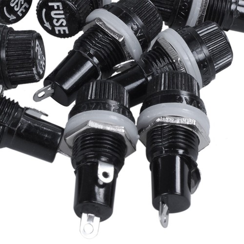 30pcs 10A AC 250V 5mm x 20mm Panel Mounted Plastic Fuse Holds E1C6- | eBay