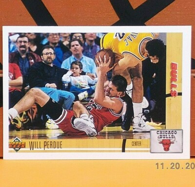 1991-92 UPPER DECK Basketball Card # 120 *** WILL PERDUE *** Chicago ...