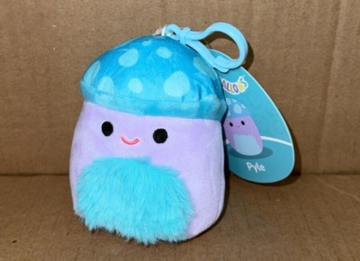 Squishmallow 3.5" Pyle The Mushroom Plush Clip NEW | eBay