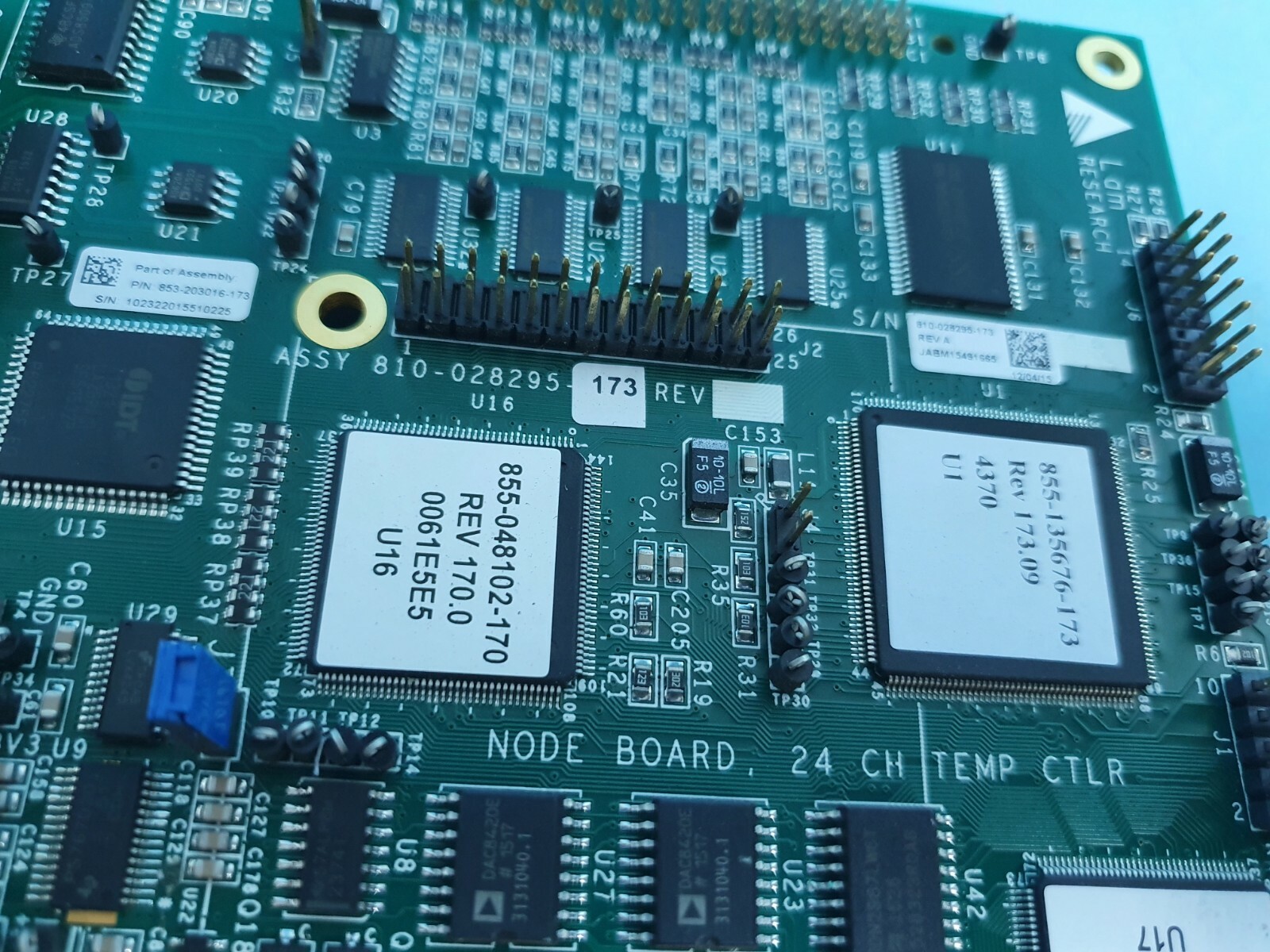 LAM 810-028295-173 NODE BOARD 24CH TEMP CTLR BOARD | eBay