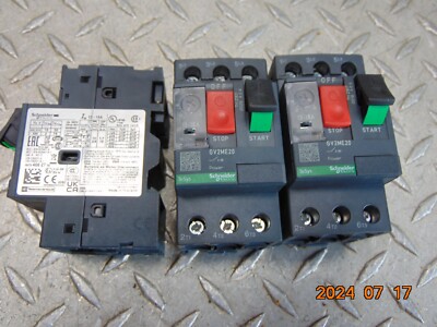 (1) SCHNEIDER GV2ME20 MOTOR STARTER CIRCUIT BREAKER 13-18A | eBay