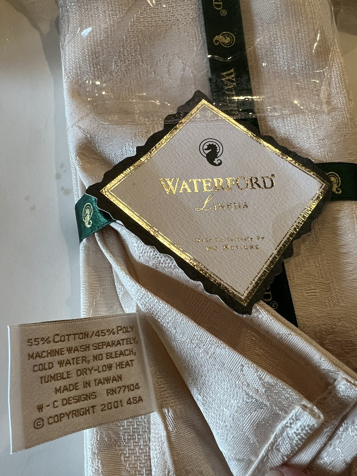4 NEW WATERFORD DINNER NAPKINS - NEW IN PACKAGE - CASHMERE BEIGE | eBay