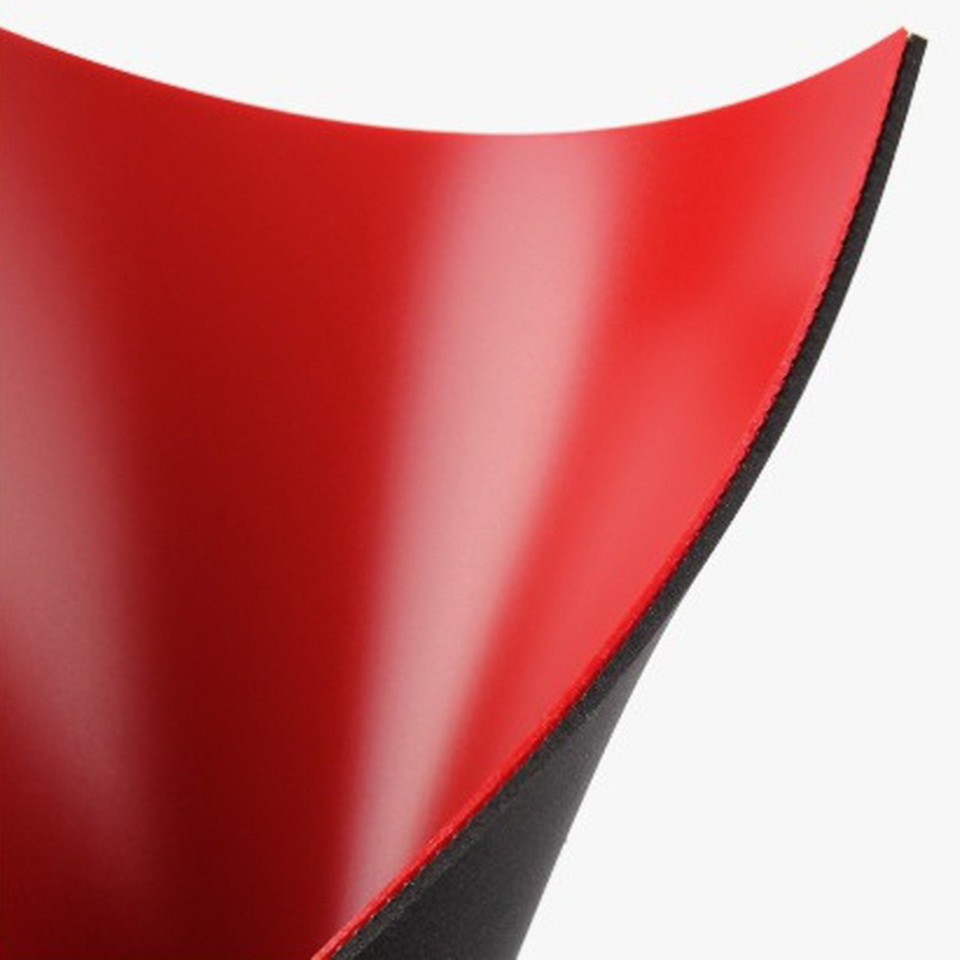 XIOM Omega 8 Hybrid Tischtennisschläger Beläge Härte 52.5 Schwarz/Rot ...