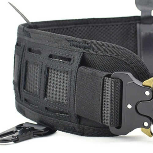 Tactical Molle Waist Belt Military Padded Patrol Belt Combat CS War Web ...