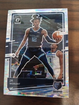2020-21 Donruss Optic Ja Morant Silver Pulsar Prizm Card #117 Memphis ...