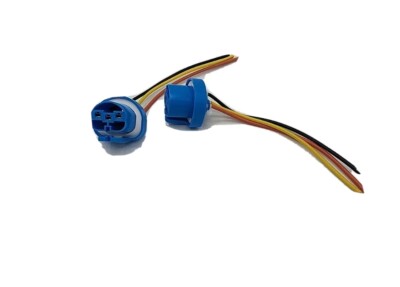 2X 9004 - 9007 Female Wire Connector Wiring Harness Pigtail plug socket ...