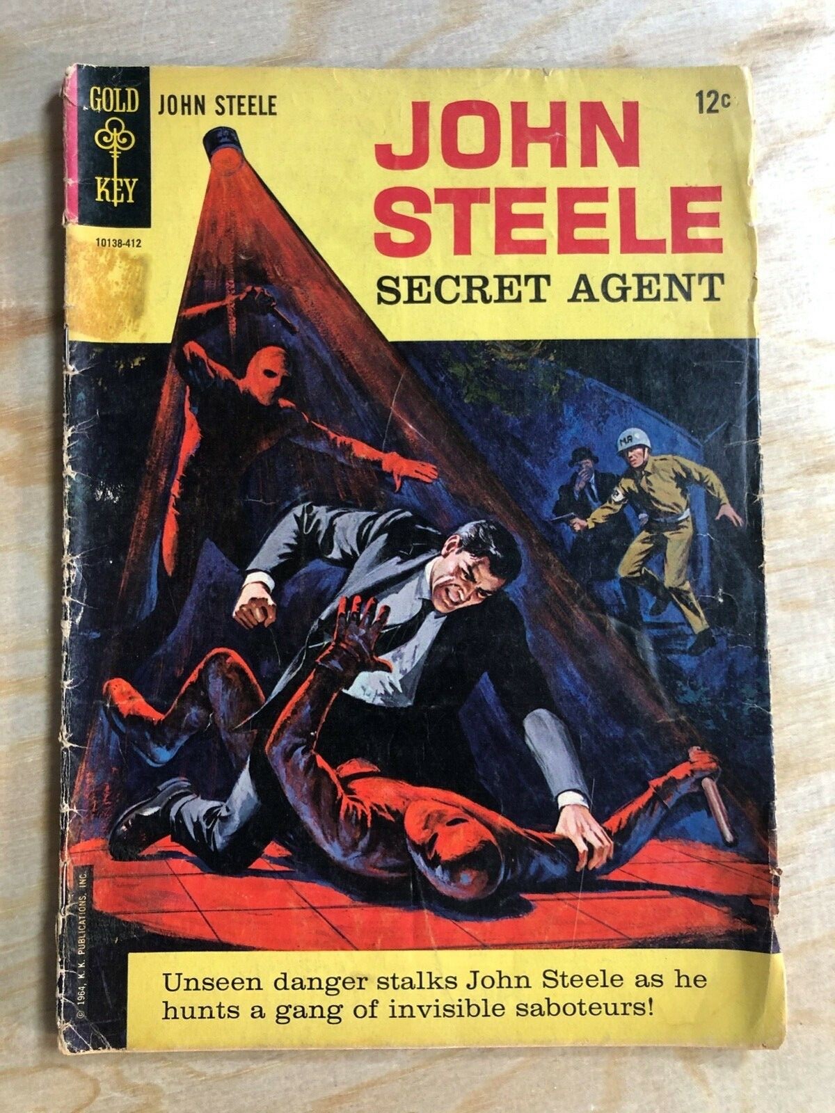 John Steele Secret Agent Comic Book #1 Gold Key 1964 - See Pics For ...